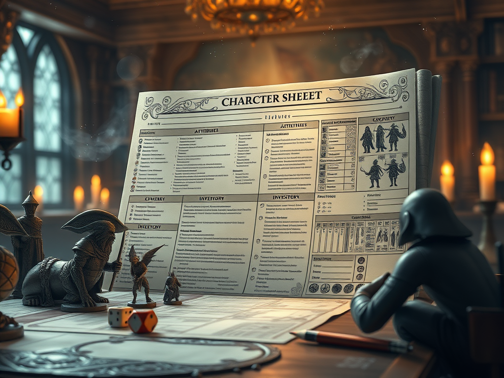 DnD Character Sheets in LaTeX – Portfolio